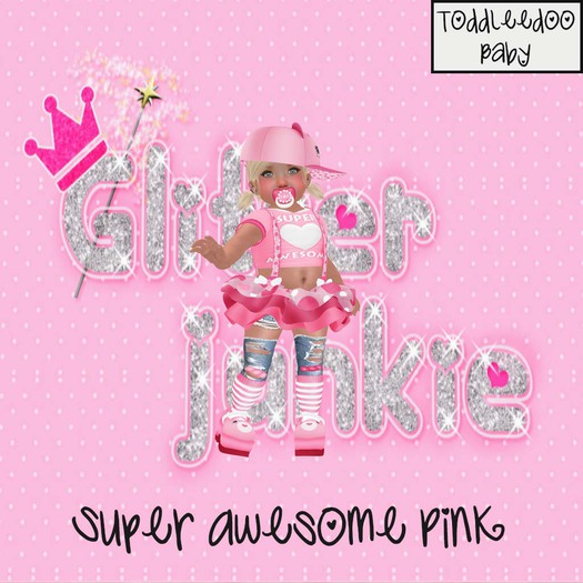 Second Life Marketplace Glitter Junkie Super Awesome Pink Boxed