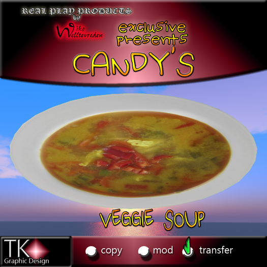 Second Life Marketplace - CANDYs * VEGGIE SOUP - Exclusive soup [G&S]