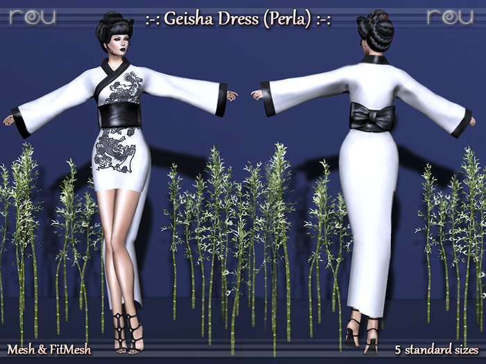 Second Life Marketplace - Geisha Dress Perla