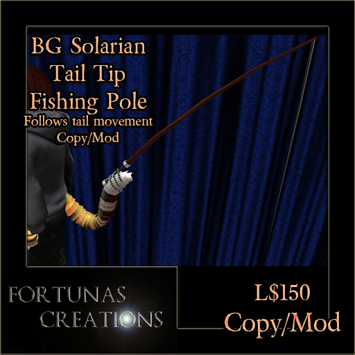 Second Life Marketplace - ~FC~ Blue Galaxy Solarian Tail Fishing Pole