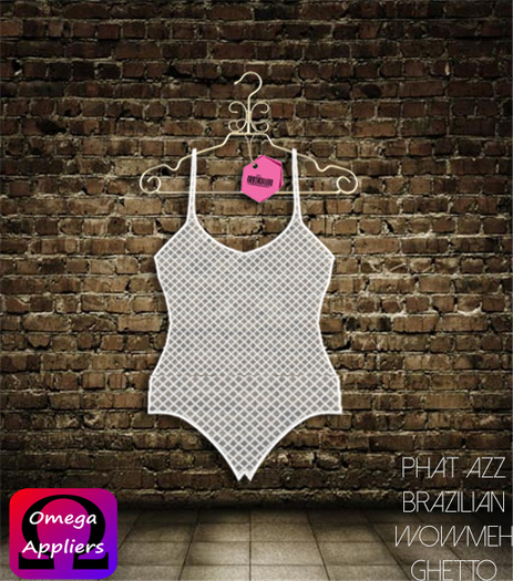Second Life Marketplace - ::KM:: Netted Body Suit White