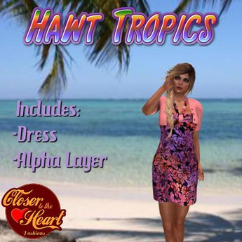 Second Life Marketplace - Hawt Tropics Dress BOXED