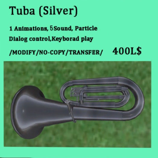Second Life Marketplace - Satoko's Tuba Silver