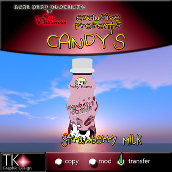 Second Life Marketplace - CANDYs * Strawberry MILK - REAL PLAY MILK