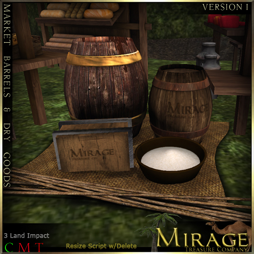 Second Life Marketplace - =Mirage= Market Barrels - Version 1