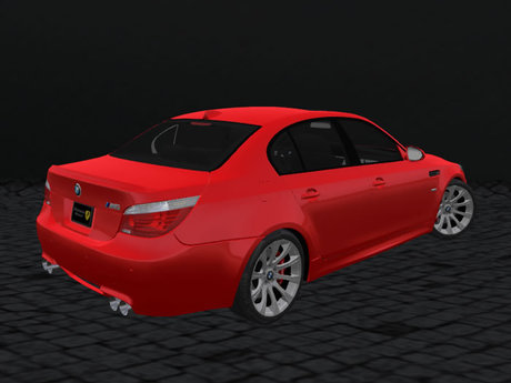 Second Life Marketplace - Beamer E60 M5 (Red) Hi Detail and Mesh