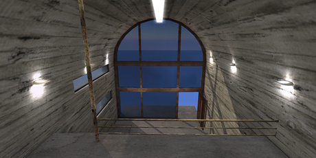 Second Life Marketplace - E-mesh: "The Vault" Loft (shell)