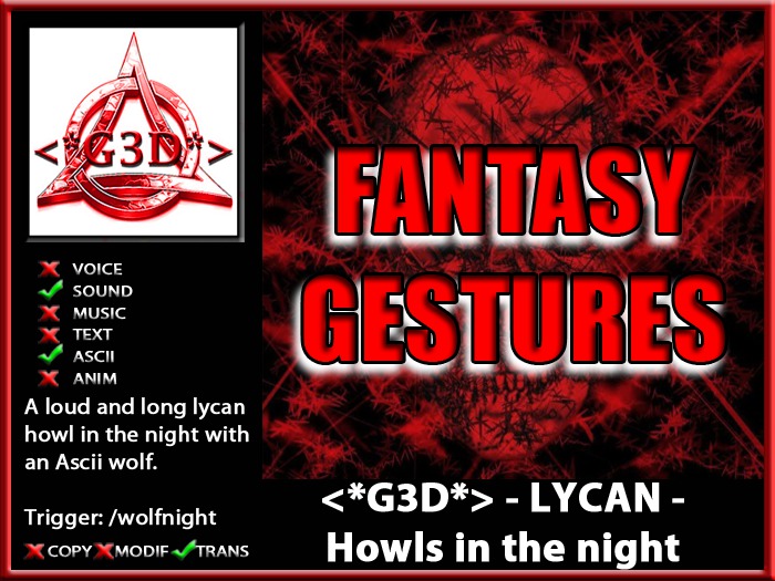 Second Life Marketplace - - LYCAN - /Wolfnight