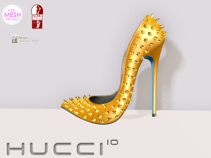 Second Life Marketplace - ::HH:: Hucci Queluz Pump - OrangeElectric