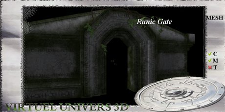 Second Life Marketplace - Runic Gate_Mesh(BX)