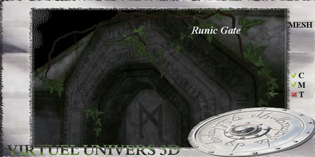 Second Life Marketplace - Runic Gate_Mesh(BX)
