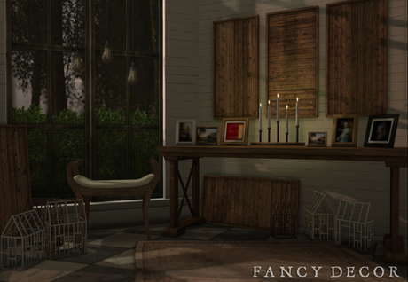 Second Life Marketplace - Fancy Decor: Plank Panels (stained)