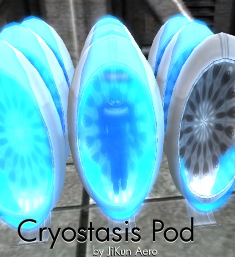 Second Life Marketplace - Cryostasis Pod by JiKun Aero v.1.00 (mod/trans)