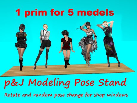 Second Life Marketplace - p&J Modeling Pose Stand