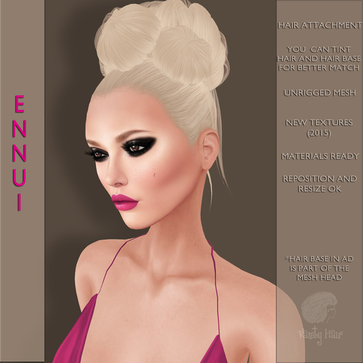 Second Life Marketplace - Vanity Hair::Ennui-All Blonds Pack