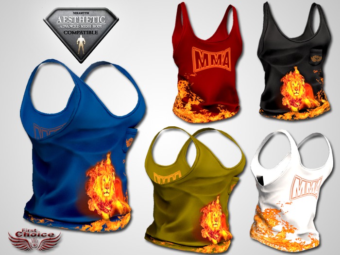 Second Life Marketplace - Fire Loose Tank Top Box