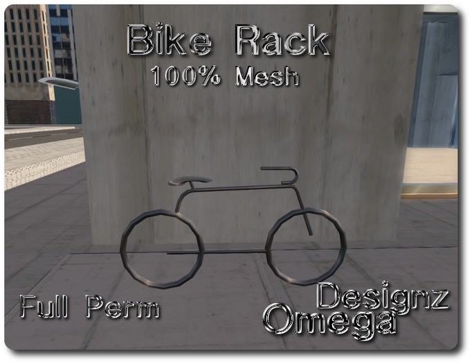 Second Life Marketplace - Mesh Bike Rack Full Perm