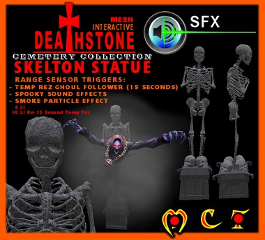 Second Life Marketplace - Skeleton Statue
