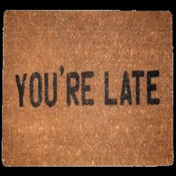 Second Life Marketplace - You're Late Welcome mat