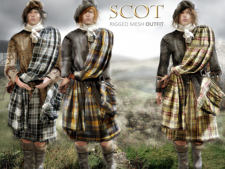 Second Life Marketplace - !gO! Scot Beret - Aidan