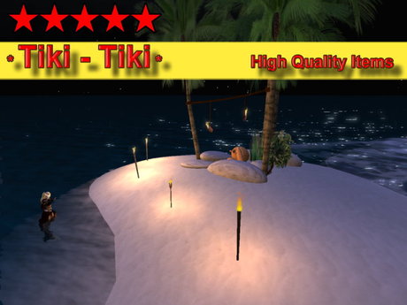 Second Life Marketplace - Tiki - torch Package 12 Pieces