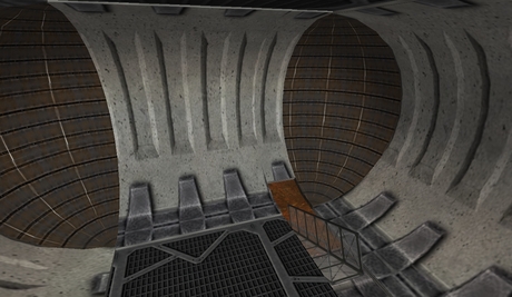 Second Life Marketplace - Post-Apocalypse Skybox -- Comm Station Dystopia