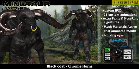 Second Life Marketplace - *Renns TRAUM* - Minotaur Avatar