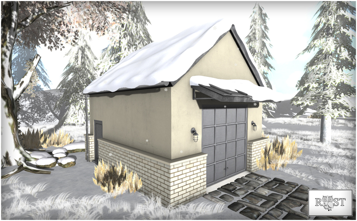 Second Life Marketplace - ROOST - York Vale Garage Snow Roof