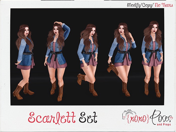 Second Life Marketplace - {xoxo} Scarlett Set
