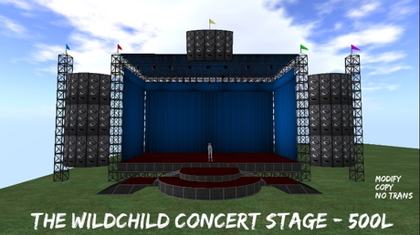 Second Life Marketplace - The Wildchild - Outdoor Concert Stage