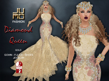 Second Life Marketplace - .:JUMO:. Diamond Queen Outfit