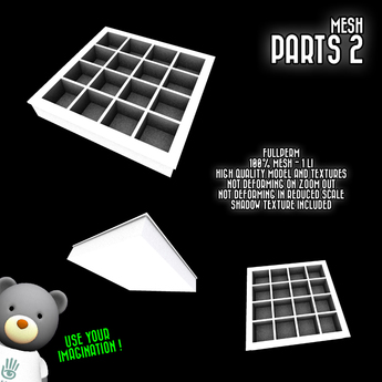 Second Life Marketplace - [SL]Mesh Parts 2 FULLPERM