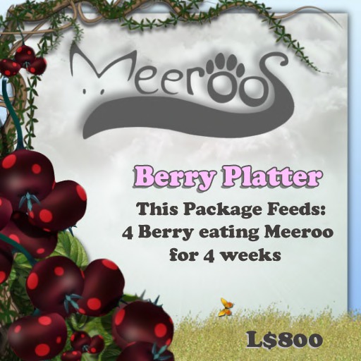 Second Life Marketplace - Meeroos Wild Berries Platter V3.0