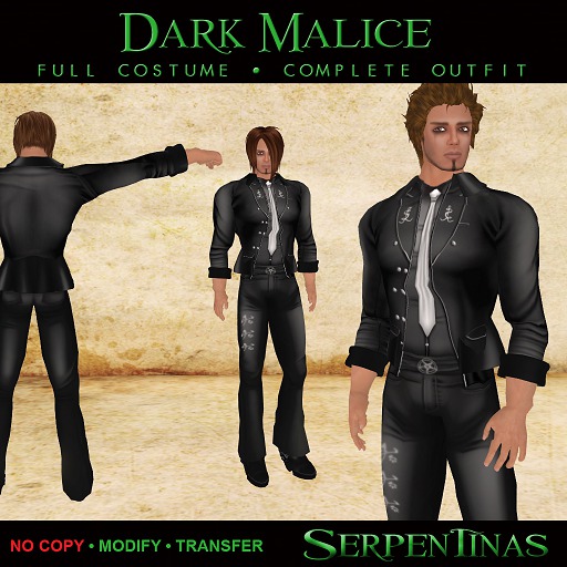 Second Life Marketplace - DARK MALICE , full costume