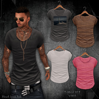Second Life Marketplace - HooLigan Ink t-shirt 815 V003