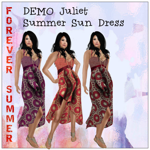 Second Life Marketplace - DEMO Juliet Summer Sun Dress