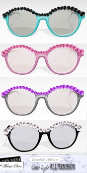 Second Life Marketplace - [DEMO] LEYAH Roses Sunglasses - LIMITED ...