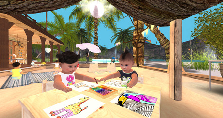 Second Life Marketplace - AM- **Baby - Kids Playground mesh** BOX