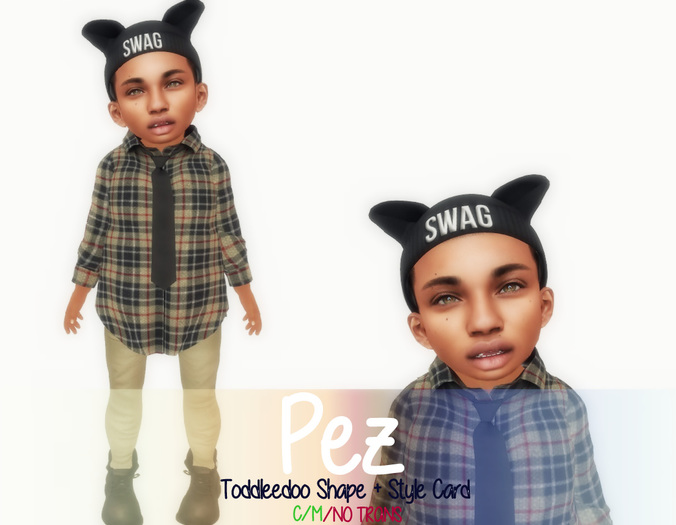 Second Life Marketplace - {Peachy Pie} Pez Toddleedoo Shape (Default ...