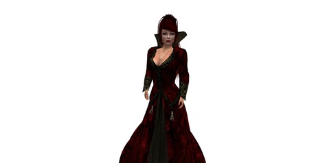 Second Life Marketplace - ~Valkyrian~ Royal Queen Gown(RED) (boxed)