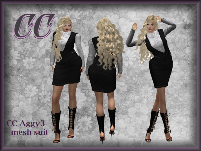 Second Life Marketplace - CC Aggy3 Mesh Business Suit SB