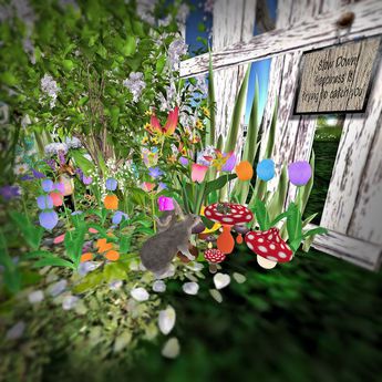 Second Life Marketplace - Spring Corner Garden Picket Fence