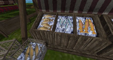 Second Life Marketplace - Worlds End - Medieval Market - Fishmonger ...