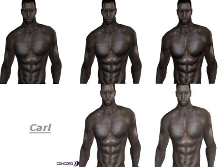 Second Life Marketplace - ::::CONCORD:::: Carl skins (5 tones)