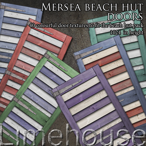 Second Life Marketplace - Mersea Beach Hut Door textures