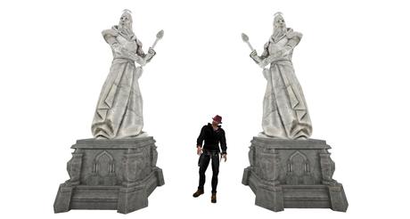 Second Life Marketplace - Bertus Statue Full Permission EFE DESIGN