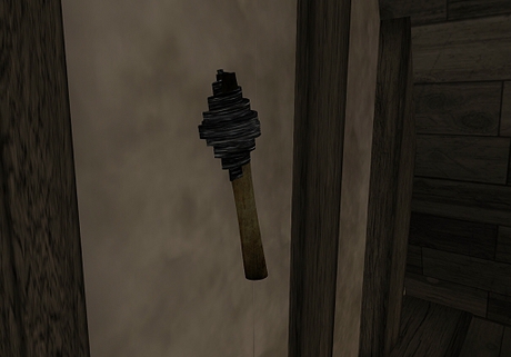 Second Life Marketplace - Small wooden Tar-Torch (with Glow) (Scripted ...