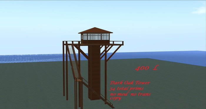 Second Life Marketplace - 1940 dark oak tower