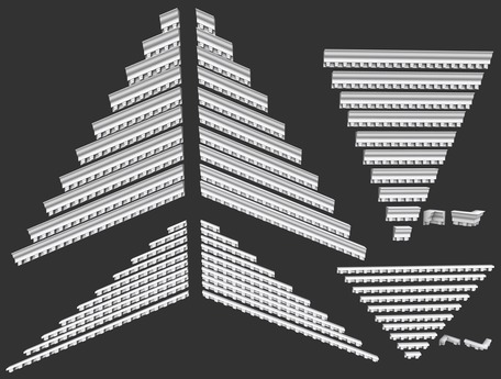 Second Life Marketplace - Entablature Pack - Full Permission Mesh