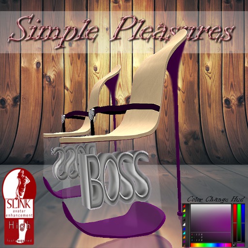 Second Life Marketplace - ~Simple Pleasures~ Erica (BOSS) Slink Feet ...